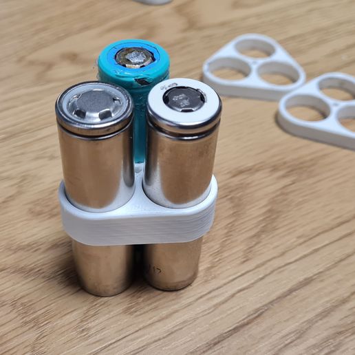 Download STL file Triangle cell holder for 18650 Lithium ion batteries • 3D printer object ・ Cults