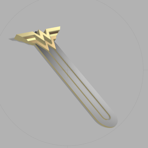 👩 wonder woman bookmark・ STL File for 3D printing・Cults