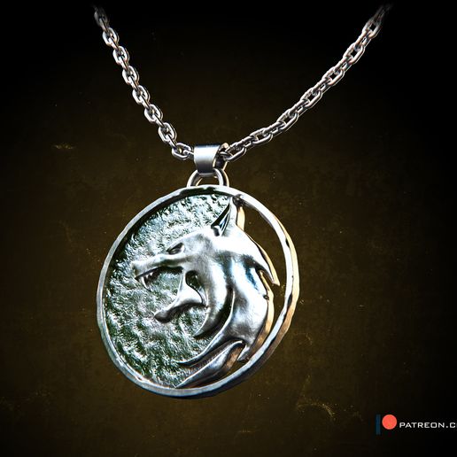 📁 The Witcher medallion・Free 3D File for 3D printing・Cults