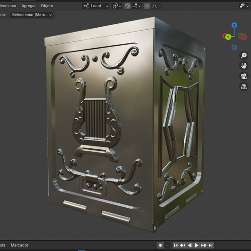 Archivo 3D Pandora's Box "Saint Seiya" (Silver Saints Athena) concept ...