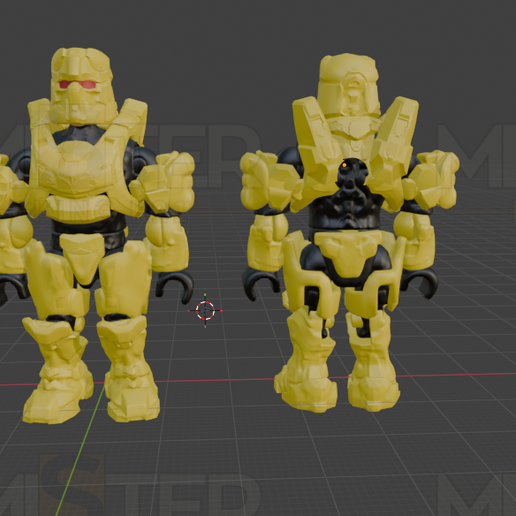 😇 Halo Mega Construx Full Figures H5 WARZONE Custom Team Pack・ 3D File ...