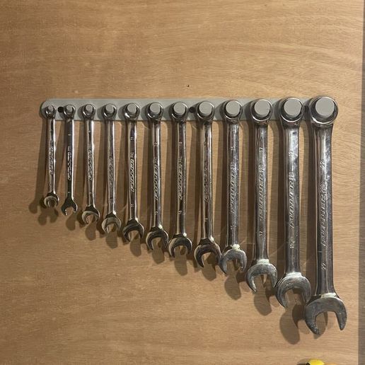 🔧 12 spanner rack・ STL File for 3D printing・Cults