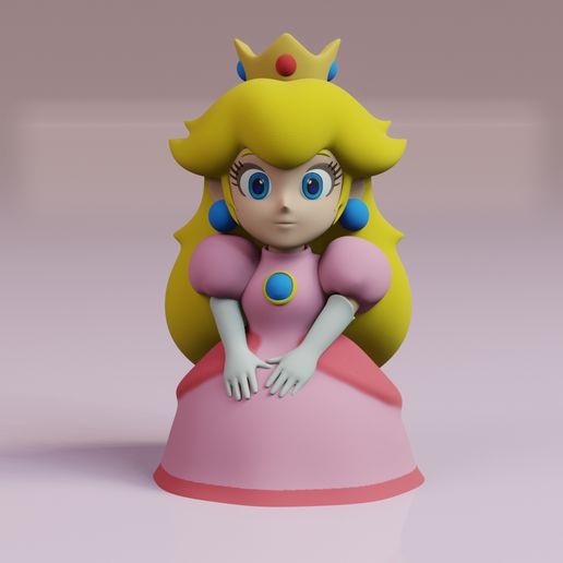 Archivo STL Princess Peach 👸 ・Modelo para descargar e imprimir en 3D・Cults