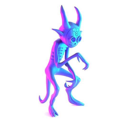 🦴 Ritual Imp Little Demon Bone Mask toy・ STL File for 3D printing・Cults