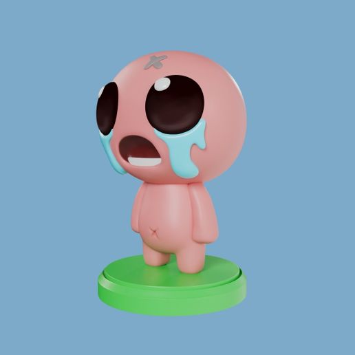🎨 Isaac - The Binding of Isaac Fan Art・Archivo STL para Impresión 3D・Cults