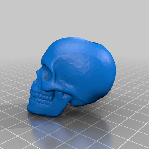 💀 Skull Bead 2 inch・Free 3D File for ・Cults