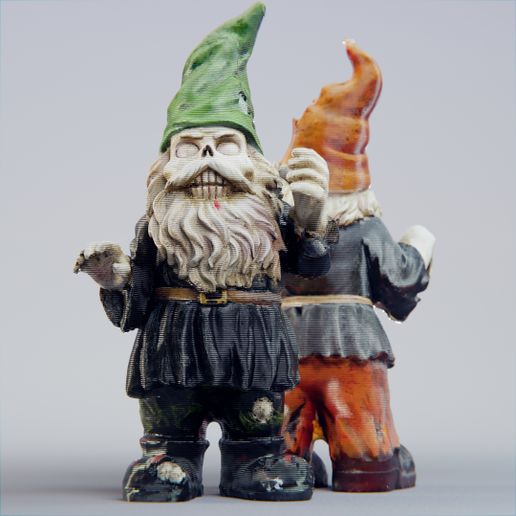 🎃 Halloween Decoration | Zombie Gnomes・Free STL File for ・Cults