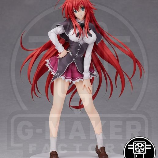 🏫 Rias Gremory - High School DxD・ 3D File for 3D printing・Cults
