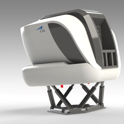 ️ AIRCRAFT FLIGHT SIMULATOR CAE 5000 Series - with MINI SIMULATOR ...