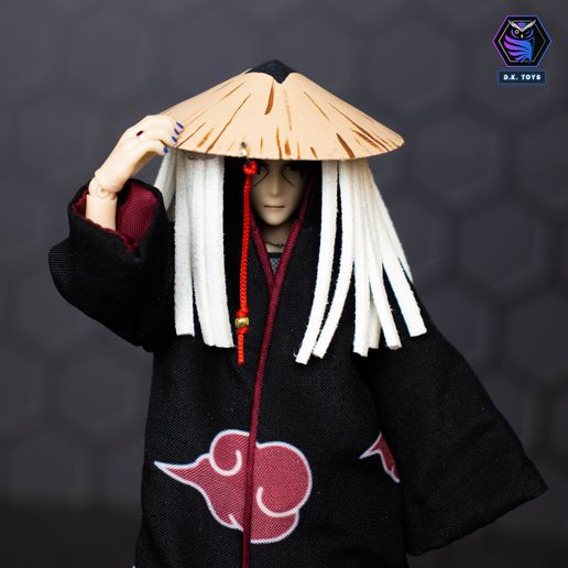 STL file Akatsuki Hat - Naruto Shippuden - SH Figuarts 🎩 ・3D printer ...
