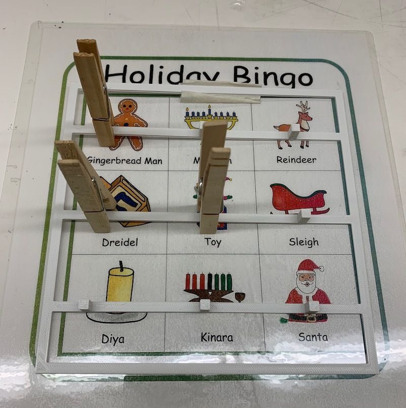 Free STL file Clothes pin Bingo Frame・3D printer model to download・Cults