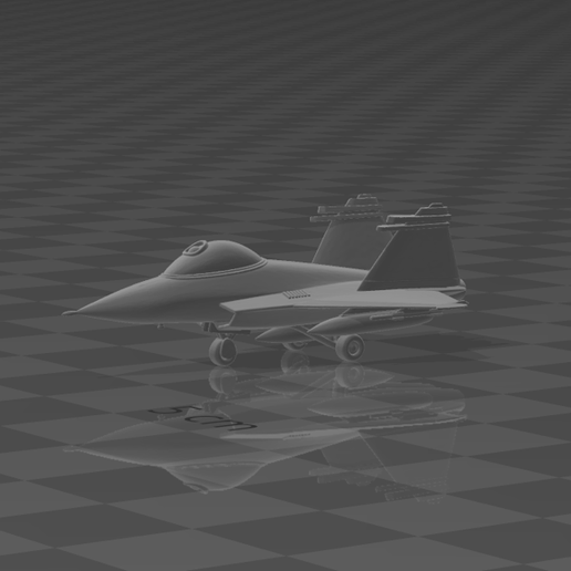 ️ High Performance Military Jet - STL Free 1/64th Scale - Ideal for ...