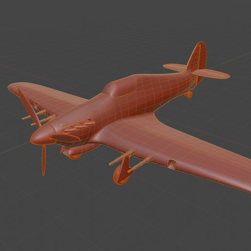 🛩️ 3D Printable Model - Hawker Hurricane Mk.II・ STL File for 3D ...