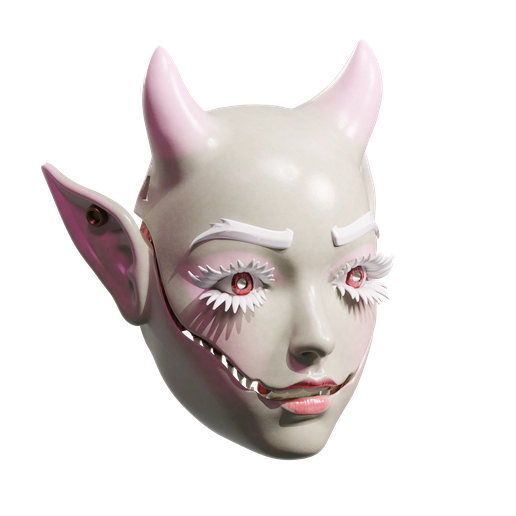 🎭 Creepy Doll Mask・ 3D File for 3D printing・Cults