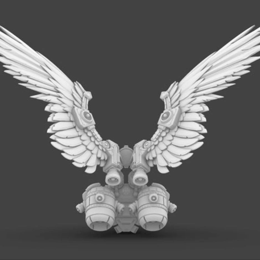 🛰 Space Knights V7 Imperial Eagle Winged Jetpack・ STL File for 3D ...