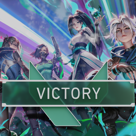 STL file Valorant Victory ️ (OBJ)・3D printer model to download・Cults