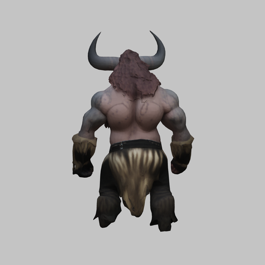 STL file Minotaur 🐂 ・3D print object to download・Cults