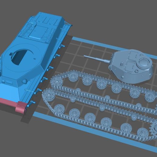 3D file 1/72 T-50 Leningrad Kirov Plant 🌿 ・3D printing idea to download・Cults