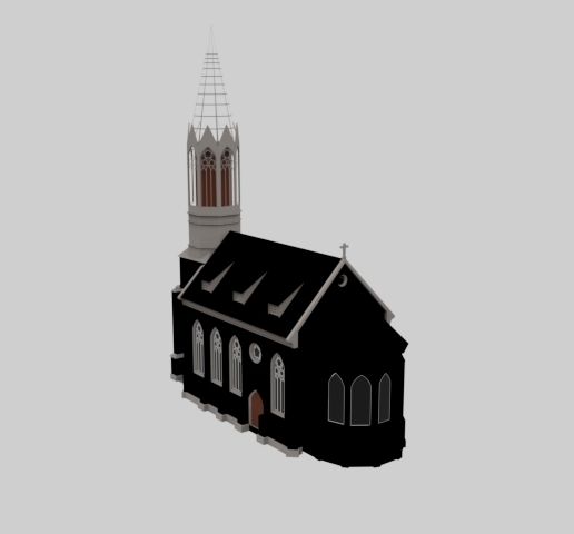 ⛪ Architecture gothic church・ STL File for 3D printing・Cults
