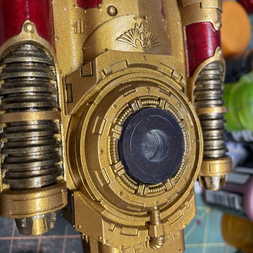 🪖 golden janitors grav tank turret magnetizing drill guide・Free STL ...