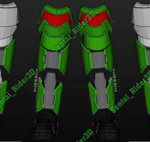 🥷 Kamen Rider Tycoon Ninja Fever PEPAKURA・ 3D File for Papercraft ...