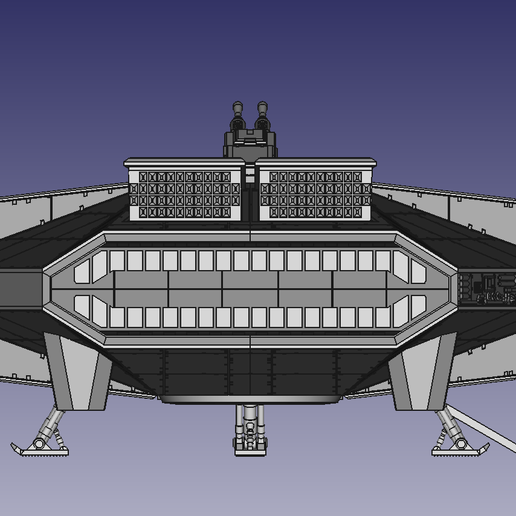 🚢 Fondor HaulCraft 3.75" figure toy ship・ 3D File for 3D printing・Cults