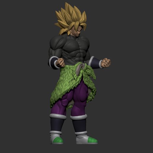 STL file Broly DBS SSJ 💬 ・Design to download and 3D print・Cults