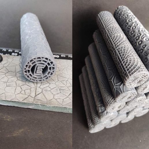 🛞 DnD terrain rollers – Ground and Roads・ 3D File for ・Cults