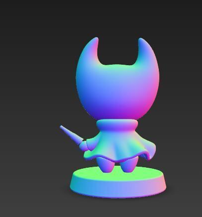🎮 hollow Knight silksong hornet chibi easy print・Archivo STL para ...