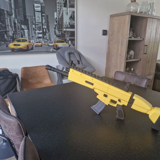 3D printing FortNite SCAR • made with Bambu lab p1p・Cults