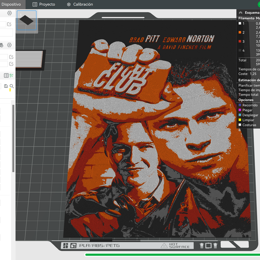 🎦 Hueforge - Fight Club - Multicolor Model for 3D Printing・Free STL ...