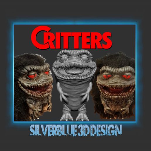 🎬 Critters・ STL File for 3D printing・Cults