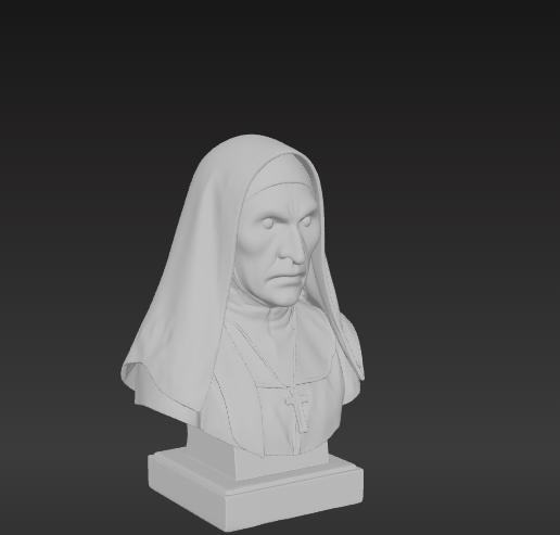 👤 The Nun (Valak) - Bust Fan Art・Free STL File for 3D printing・Cults