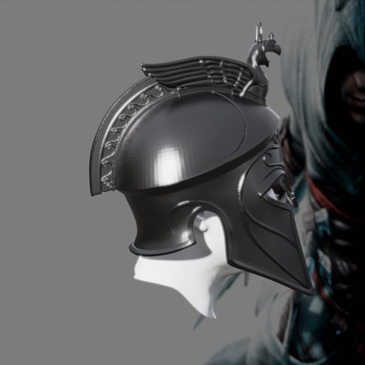 STL file Assassin's Creed Odyssey Helmet - Historical Cosplay Replica 🪖 ...