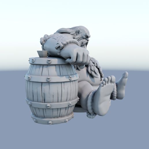 🎲 gragas League of Legends 3D print model・ STL File for ・Cults