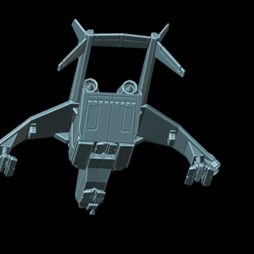 🛰 Space Marine Valkyrie Gunship model and keychain from hammer of war ...