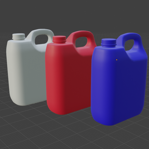 Free STL file 1/35 scale 5 liters civilian plastic canister 🆓 ・3D print ...