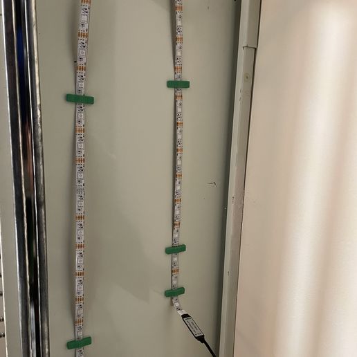 🧲 Magnetic LED Strip Mount・Free STL File for ・Cults