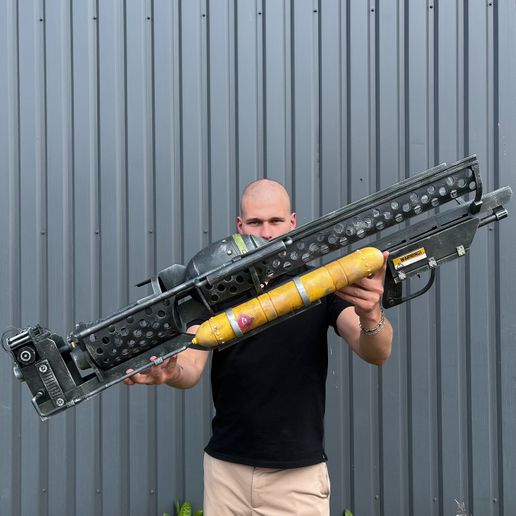 👨 Fat Man Fallout 3 Weapon Prop Replica Wasteland Nuke・ 3D File for 3D ...