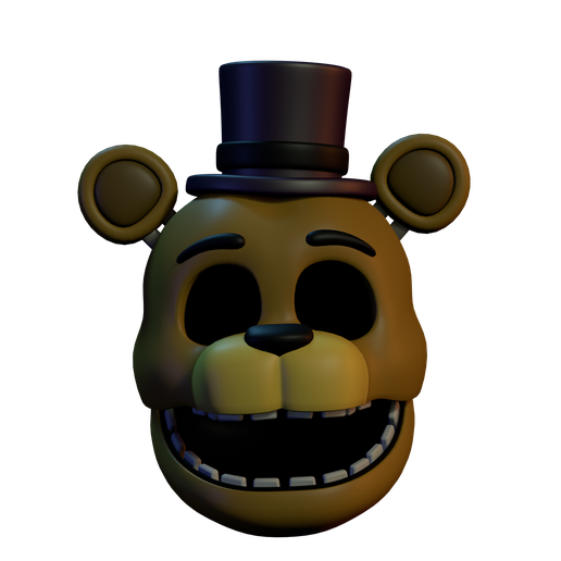 👾 Fredbear Animatronic Head・ STL File for 3D printing・Cults