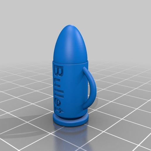 Free 3D file A Bullet! (Dog Tag) 🐕 ・3D printer design to download・Cults