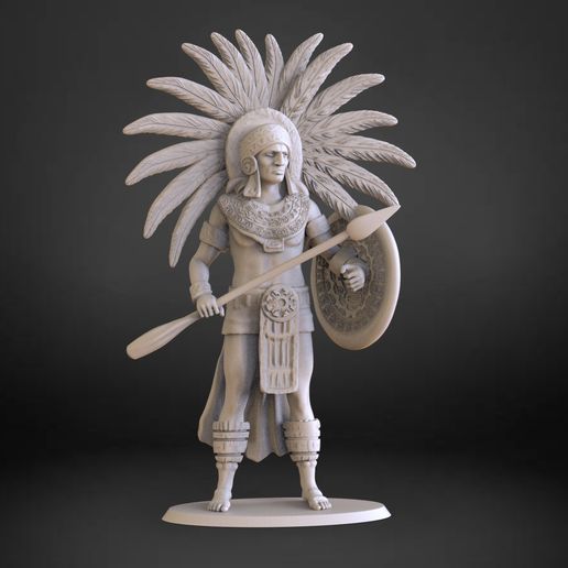 cool aztec warrior