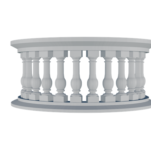 STL file 3D Stone Balustrade 🪜 (OBJ and 3MF)・Model to download and 3D ...