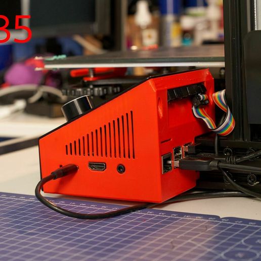 🧞‍♂️ Creality Ender 3 Pro - Raspberry Pi 2/3/4 + Carcasa LCD・Archivo 3D ...