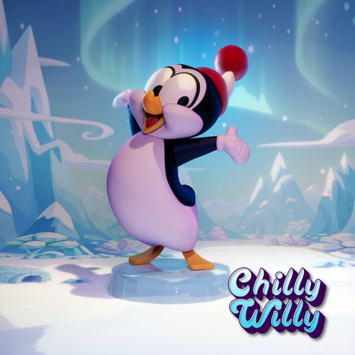 👾 Chilly Willy - Multiparts Version・Arquivo 3D para Impressão 3D・Cults