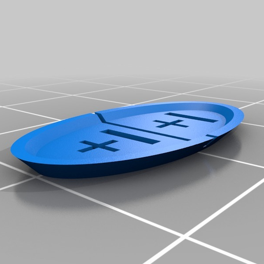 🎲 MtG stackable +1/+1 damage counter・Free 3D File for ・Cults