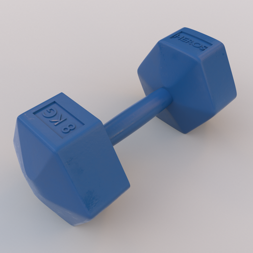 🎨 Heros Dumbbell・ STL File for 3D printing・Cults