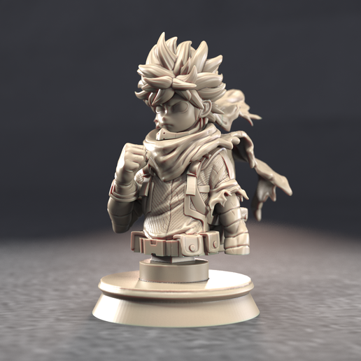 STL file watchman deku bust for 3Dprint 👤 ・3D printing model to ...