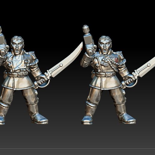 🎲 Praetorian Captain Caine・ STL File for 3D printing・Cults