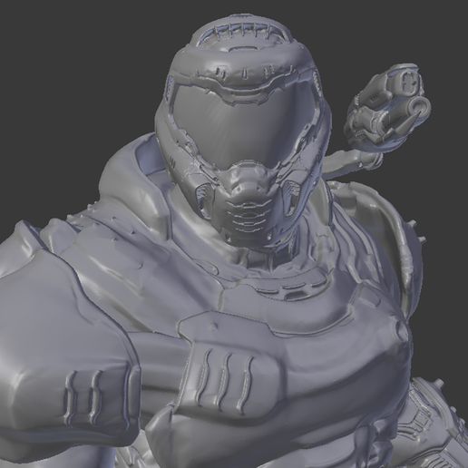 STL file The Doomguy - Doom Eternal 🦸 ・3D print design to download・Cults